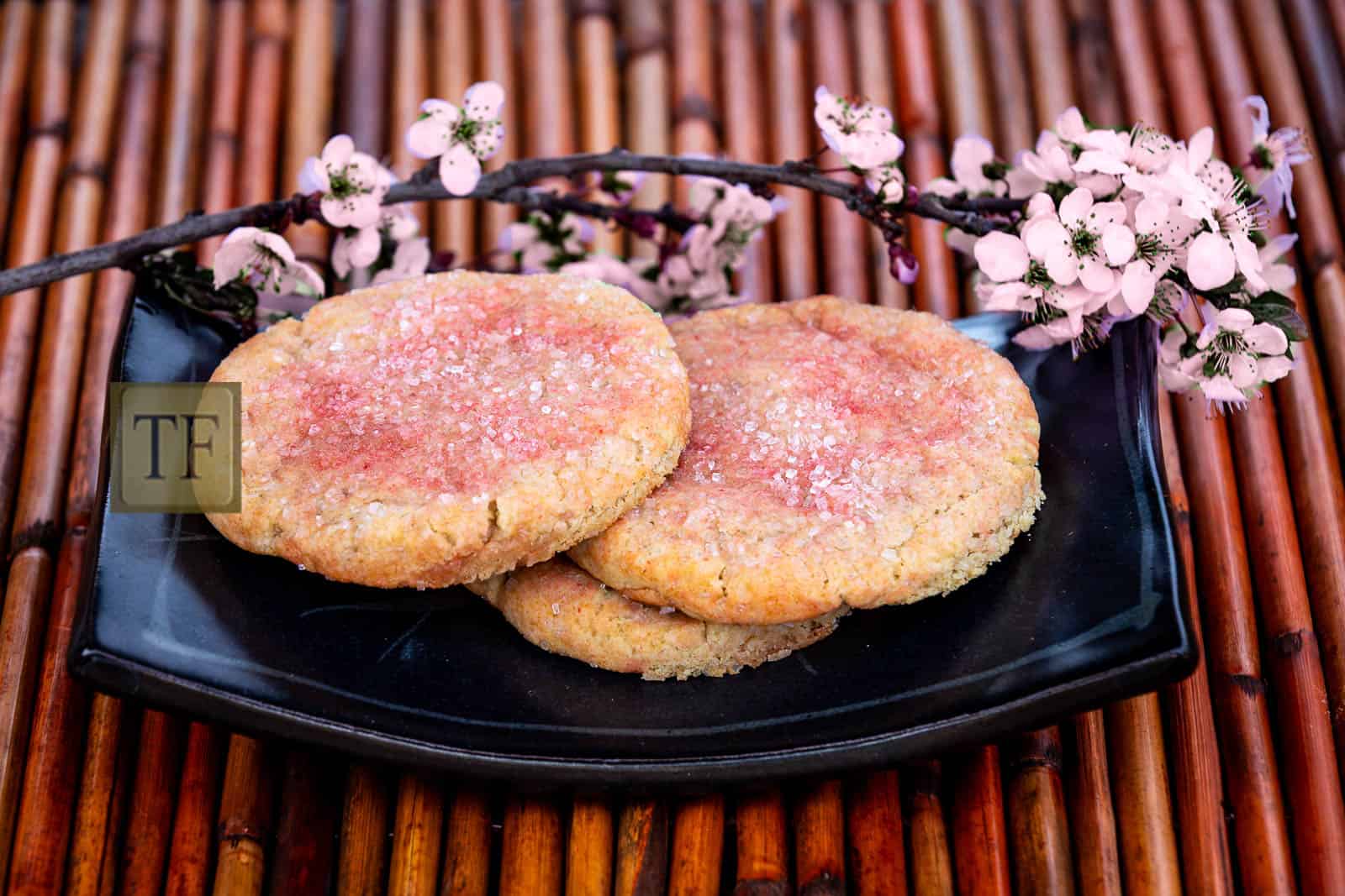 Sakura Sugar Cookies Recipe (Made with Real Japanese Cherry Blossoms)